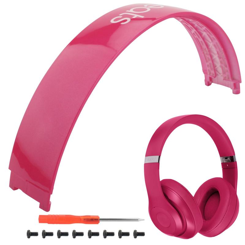 Studio 2 ヘッドバンド交換部品アクセサリー Studio 3 ヘッドバンド修理キット Studio 3.0 / Studio 2.0ワイヤレス(B0500 B0501)対応 トップヘッドバンド(Studio2-ピンク)[完璧にマッチ...