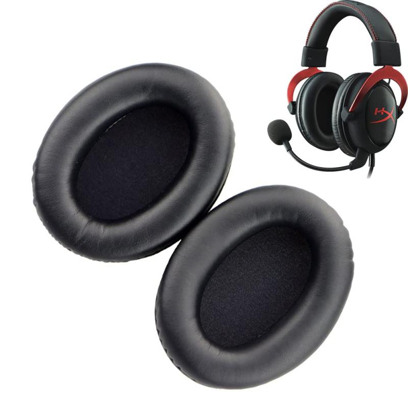 イヤーパッド FOR Kingston HyperX Cloud II/2 Cloud III/3 Cloud ii Gaming HSCP Flight Stinger Alpha S に対応 交換 用 ヘッドホンパッド 防止音漏れ防止 ...
