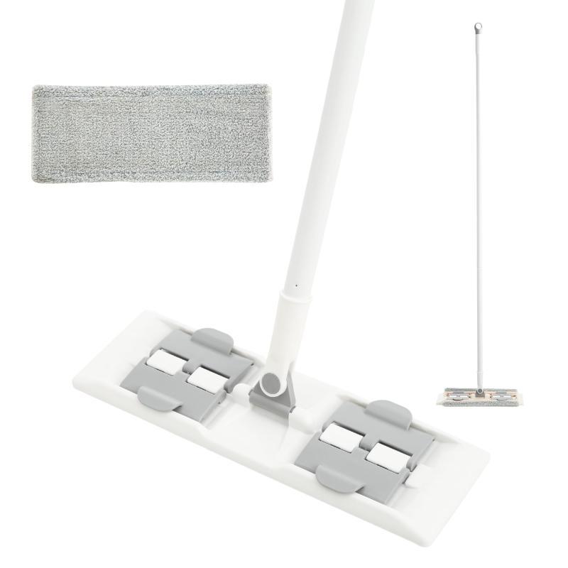 CLEANHOME フロアワイパー 本体 フローリングワイパー フロアモップ 拭き掃除 幅さ34.5cm 雑巾ワイパー 水拭きモップ 床掃除【フロアワイパー基本情報】：本体のサイズ：34.5×11.0×120.0cm。 フロアワイパーの重量...