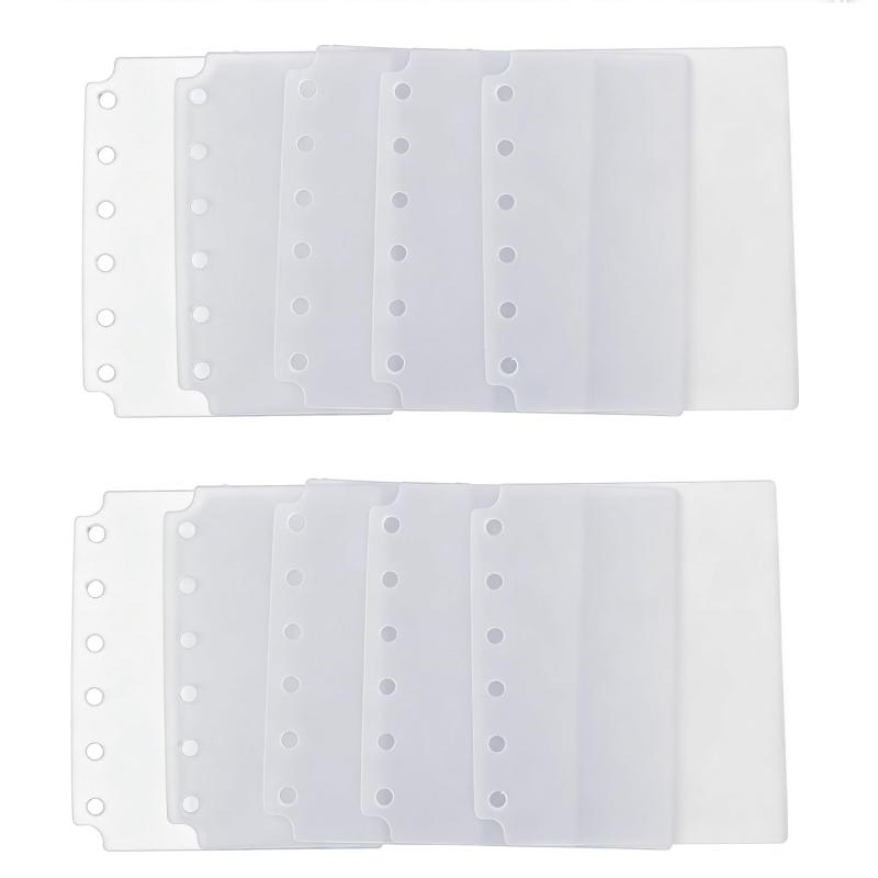 Winuin シール帳 A7 m6 ミニ6 シールバインダー 透明 6穴 透明シール帳バインダー 女の子 プリクラ帳 はがせる 大人のシール帳 カード収納 推し活グッズ（自分だけの「見せる」シール帳） 表紙も付属のリフィルも透明素材。シール...
