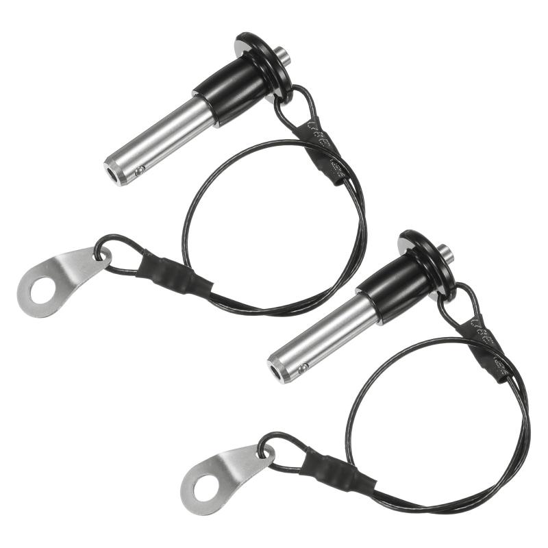 M METERXITY 2個のボールロックピン 8mm 直径 20mm 使用長 ボタンハンドル クイ ックリリースピン[多目的使用] - プッシュボタンボールロックピンは、さまざまな分野の機器においてアクセサリーの位置決め、固定、調整、取り...