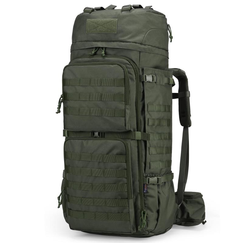 [Mardingtop] 75L ミリタリー バックパック 大容量 登山 リュック タクティカル バッグ MOLLE 軍用 リュックサック キャンプ トレッキング 旅行 防災 レインカバー付き【バックパック仕様】容量：75リットル。長さ35...
