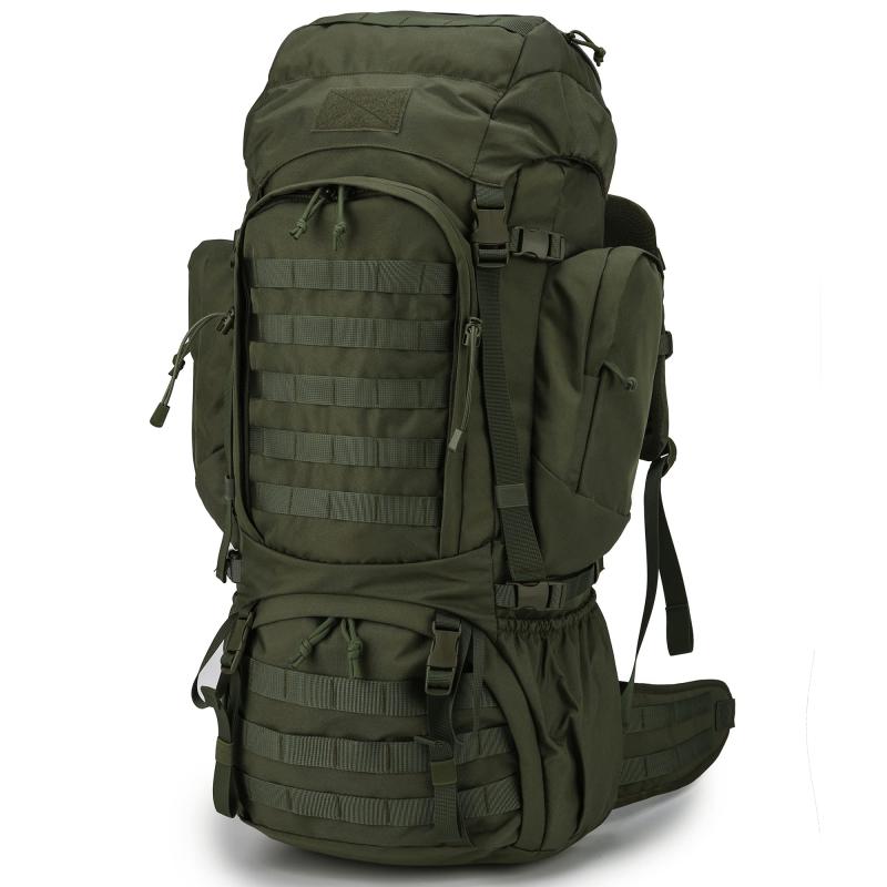 [Mardingtop] 60L リュック 大容量 タクティカル バックパック 軽量 鞄 対応 ミリタリーバックパック 登山用リュック キャンプ トレッキング 旅行【大容量 】長33 x高76 x奥行24cm; 容量：60L。生地は耐水性6...