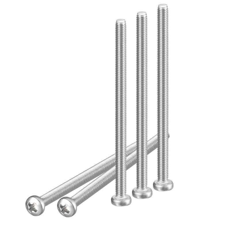 DTGN M3x50mmパンヘッドマシンスクリュー 30個セット 304ステンレス鋼 プラスドライブ メートル粗い全ねじ 明るい仕上げ スクリューボルトキット[マシンスクリュー] シルバーのプラスドライブパンヘッドマシンスクリューキットがM...