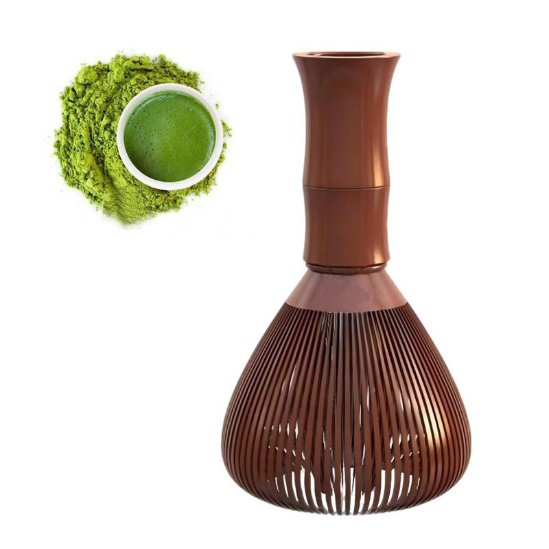 TVETE 抹茶ブレンダー 抹茶ブラシ matcha whisk ABSプラスチック製 竹型 速乾性 茶筅 茶道 道具 抹茶ブラシ泡立て器 抹茶 バブル 泡立てツール バリなし カビ生えない クリーン簡単 乾きやすい【商品内容】：茶筅の長さ...
