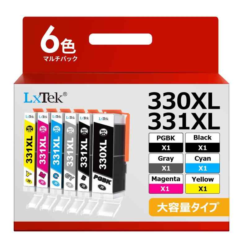 LxTek BCI-330XL BCI-331XL キャノン (Canon) 用 インク 331 330 6色マルチパック 大容量タイプ TS8530 TS8630 TS8730 TS8830 TS7630 TS8980 インク【対応機種】...