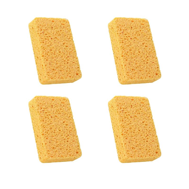スポンジ キッチンスポンジ ナチュラル 4個セット キッチン用品 抗菌 油汚れ 長持ち 食器洗い 泡立ち 水切れ 耐久性 レンジ周り 用途いろいろ【天然素材&amp;抗菌加工】キッチンの衛生を徹底サポート 天然由来の素材を使用し、抗菌成分を...