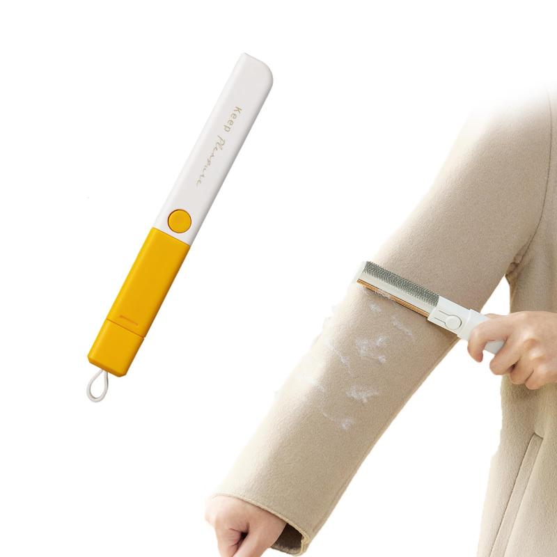 Coollooda ホコリ取りブラシ 洋服ブラシ ホコリ取り 静電除去服ブラシ 毛玉取り ペット ふとん掃除 衣類 ソファーのほこり取り クリーナー 毛 糸くず ほこり 取り【ホコリ取りブラシ】除毛ブラシはアイロンをかける前に男装、女装、服...
