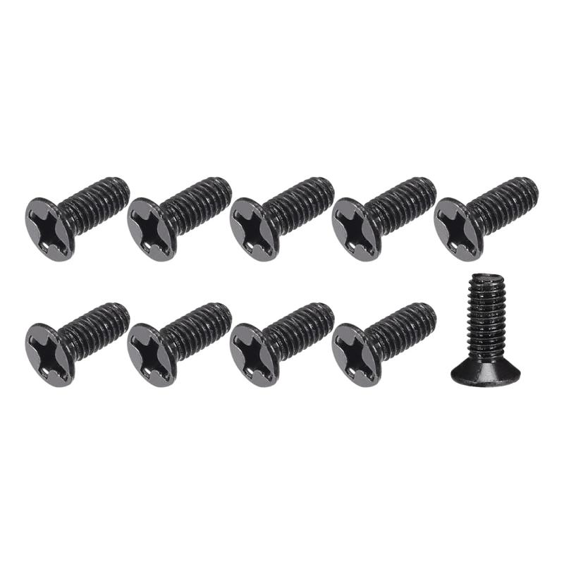 METALLIXITY フラットヘッドマシンスクリュー（M3 x 8mm）150個 炭素鋼製スクリュー - 家庭用オフィス家電製品3C機器用 黒[1]: 適用対象 - この製品は、ノートパソコン、PC、テレビ、扇風機、スイッチなどを含むさま...