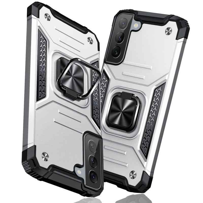 TMUJWS Galaxy S22 用ケース リング 衝撃吸収 耐衝撃 TPU+PCバンパー 二重構造 米軍MIL規格 SC-51C SCG13 用ケース 全面保護 滑り防止 車載ホルダー対応 擦り傷防止 滑り止め 軽量 薄型 サムスン ギ...