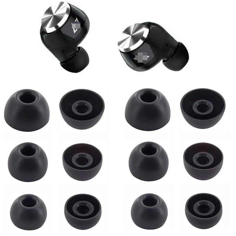 A-Pcas イヤーピース イヤーチップ AVIOT アビオット TE-D01v / TE-D01q2 /TE-J1／ TE-D01gs / TE-D01d, Earfun Air Pro 3等内径ダイヤ約4.5mmイヤホンに対応 6ペア1...