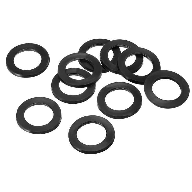 PATIKIL M20 ゴムフラットワッシャー 24個入り 20 mm内径 30 mm外径 2.5 mm厚さ シーリングスペーサーガスケットリング 蛇口パイプ用 水道ホースファスナーボルト ブラックサイズ:内径:20 mm;外径:30 mm...