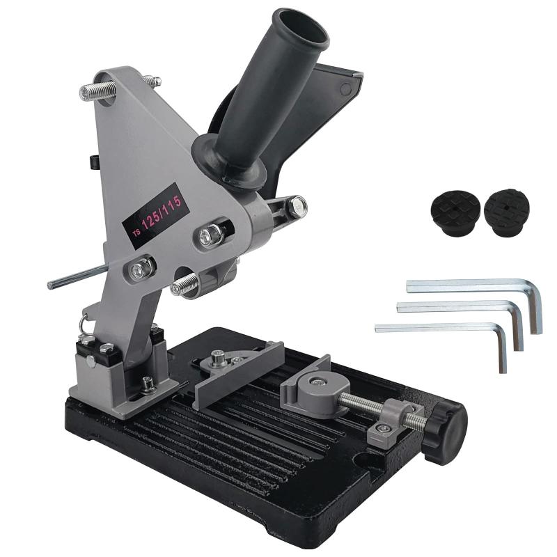 7Akiranoai ディスクグラインダースタンド 100 150mm（4 "-6"）対応 アングルグラインダー 鋳鉄ベース【製品素材】：アングルグラインダースタンドグラインダーは、アルミニウムと鋳鉄の素材で作られていま...
