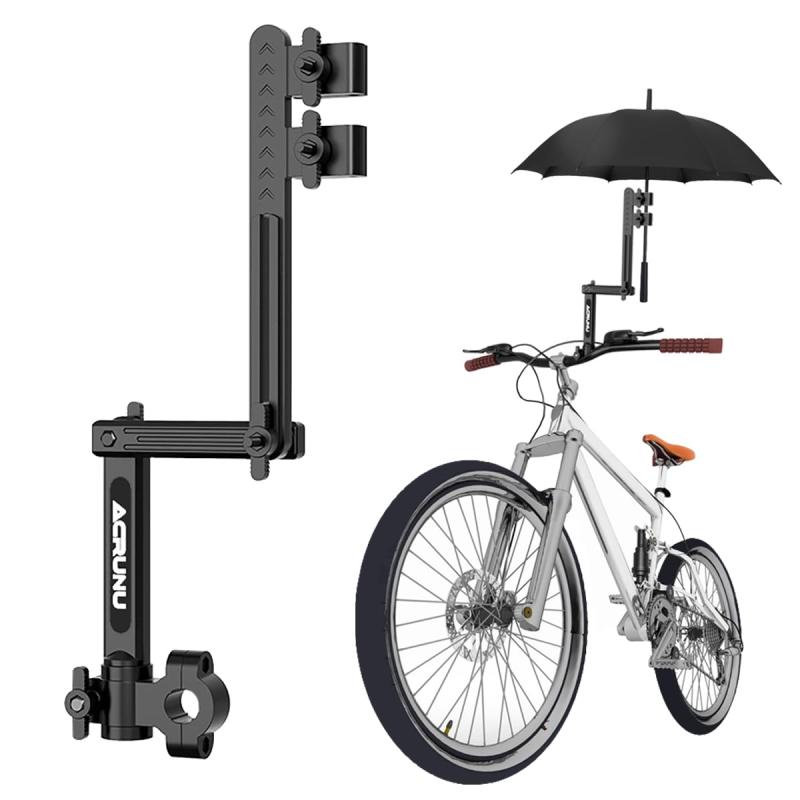 AnT傘立て 自転車 傘ホルダー 車 強力固定 折りたたみ可能 360°自由に調整 傘 アタッチメント 電動自転車 傘立て 傘キャッチ 設置簡単 オートバイ、電動スクーター、自転車、ベビーカーに対【手を自由にして安全を確保】 傘を両手で持つ...