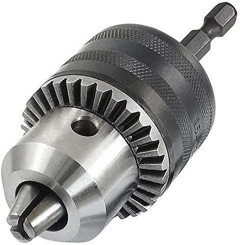 Wolfride 六角軸ドリルチャック 1.5-13mm キードリルチャック 電動ドライバー インパクトドリル 電動ハンマー インパクトドライバー用 電動工具アクセサリー 1/2-20UNF(12.7mm)【精工製造】特殊な制造プロセスで制...