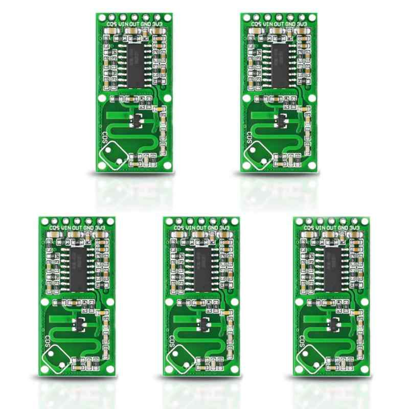 Ren He RCWL-0516スイッチモジュールヒューマンインダクションボード検出器 マイクロ波レーダーセンサー 5個ドップラーレーダー技術を使用して、これは移動物体と人体を検出するためのマイクロ波センサーモジュールです。調整可能な距離、...