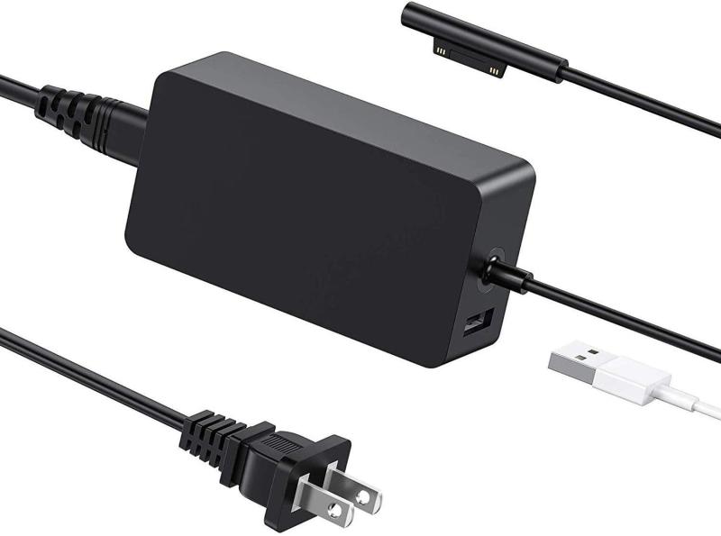 Surface Pro Charger Surface Laptop Charger 65W 15V 4A Power Supply Compatible Microsoft Surface Pro 9/8/7/6/5/4/3/X Surf...