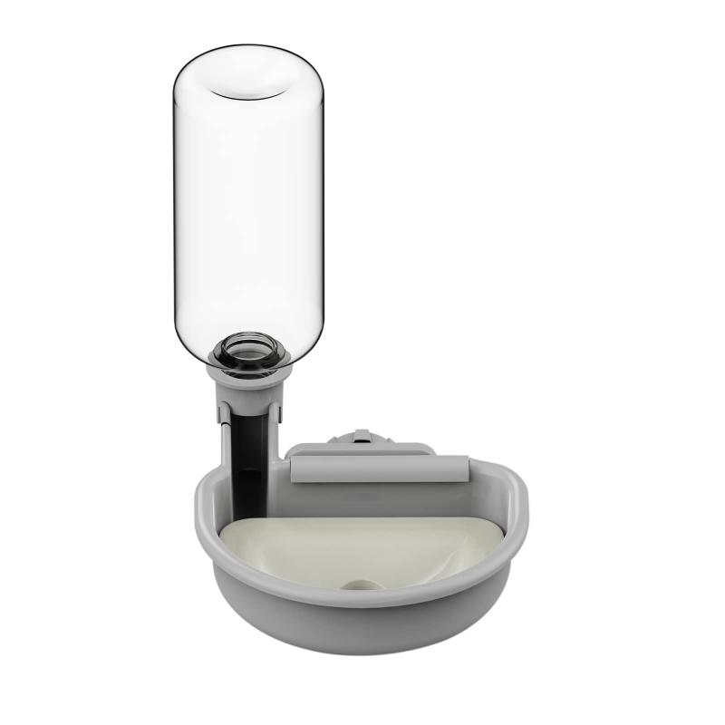 ペット給水器 ケージ 取付型 犬 猫 水飲み器 480ML ウォーターボトル お留守番対応 転倒防止 漏れ防止