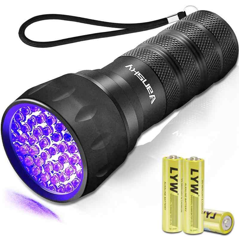 ブラックライト懐中電灯、Vansky 21 LED UVライト懐中電灯395nm紫外線ペット尿検出器犬猫、乾燥汚れとベッドのバグ、ペットの臭気除去剤と一致する（電池は含まれています）【ペットのオシッコ発見】：ペットが残した乾燥して見えなくな...