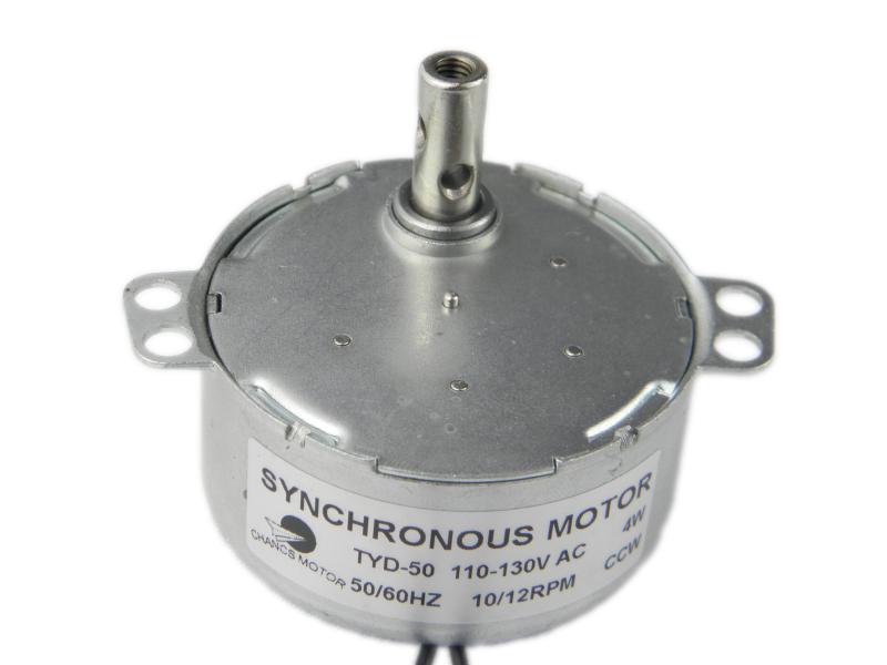 CHANCS TYD-50同期モータ110V AC 10-12RPM CCW 反時計回りの 小型交流電動機 50/60Hz 4W パワーこれはTYD-50 AC 110V CCW同期モーターで、消費電力が少なく、低ノイズ、小型、軽量、使いや...