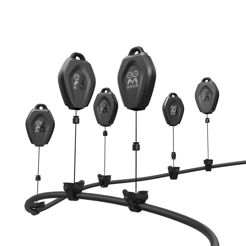 AMVR VRケーブル管理 for quest 3S/quest 3/Quest 2 /Valve Index/PICO 4/HTC Viveに対応ケーブル管理6個セットアクセサリー天井 フック 吊り下げケーブル管理システム【静音設計】噪音...