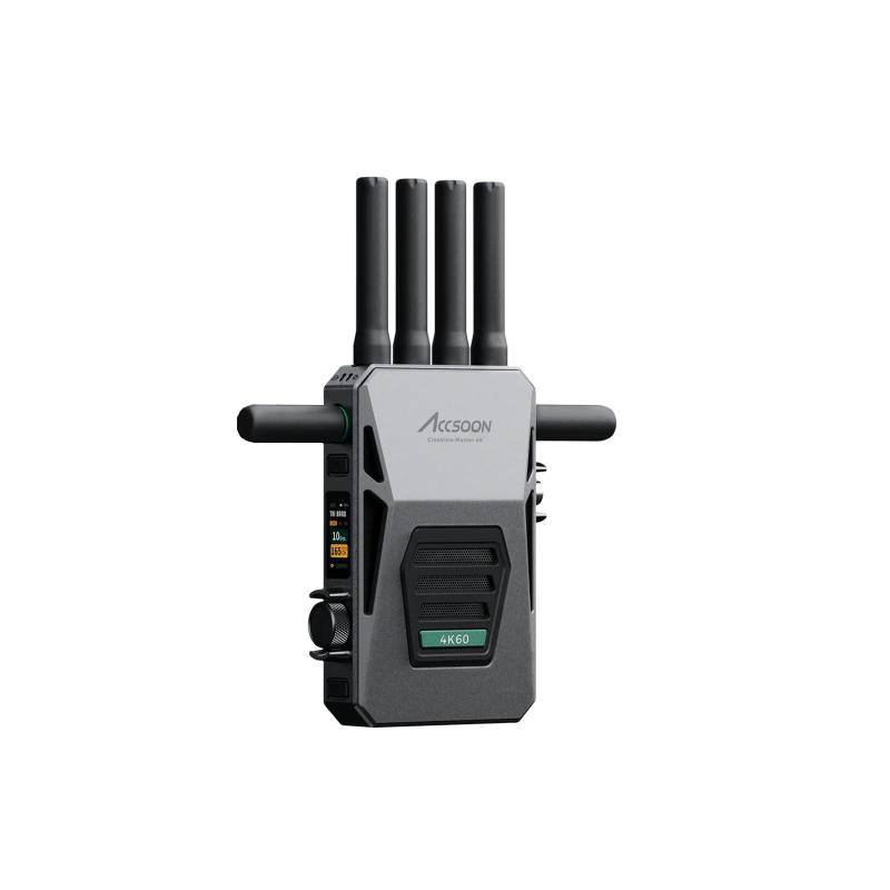 【Accsoon正規代理】ACCSOON CineView Master 4k ワイヤレス 映像伝送システム受信機4K60 ≤0.025秒低遅延 8202ftの伝送距離 同時に4セット使用可能 2.4+5Ghz+6GHz さんチャネル トラ...