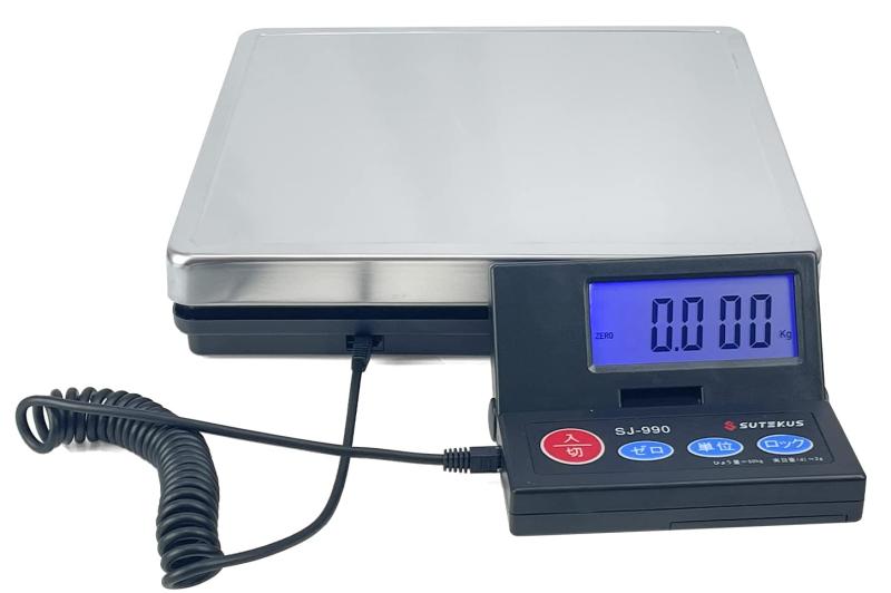 Sutekus 2g単位 最大50Kgまで計量可能 隔測式 デジタル台はかり スケール 電子秤 風袋機能搭載 オートオフ機能最大計量：50kg、計量範囲：0.015kg～50kg、最小表示：0.002kg 、電源：単4電池2個(テスト用セッ...