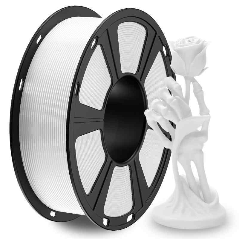 GEEETECH フィラメント PLA 3Dプリンター フィラメント 3Dペン PLA 造形材料 寸法精度+/- 0.02 mm 正味量1KG 1.75mm径環境保護:再生可能な植物資源由来のデンプン原料から作られています。真空密封パッケー...
