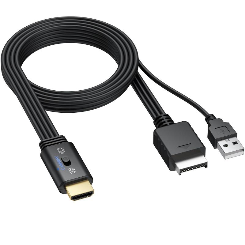 CAMWAY PS1/PS2 HDMI変換 1080P変換コンバーター