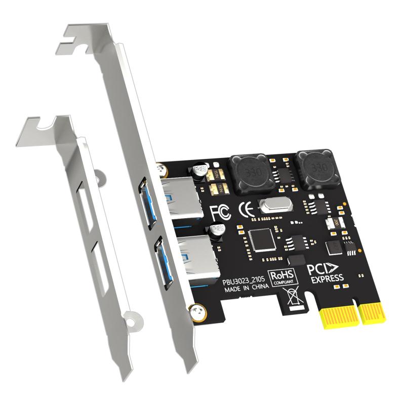 GLOTRENDS USB 3.0 5Gb PCIe 拡張カード Intel, AMD, ARMプラットフォーム用, WindowsとLinuxに対応 (Mac OS非対応)GLOTRENDS USB 3.2 Gen1 5Gbps PCIe...