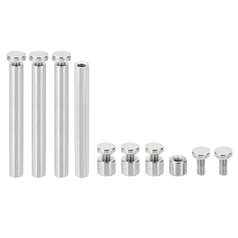 PATIKIL Sign Standoff Screws, Stainless Steel Wall Standoff Mounting Hardware Advertising Glass Nail for Hanging Acrylic...