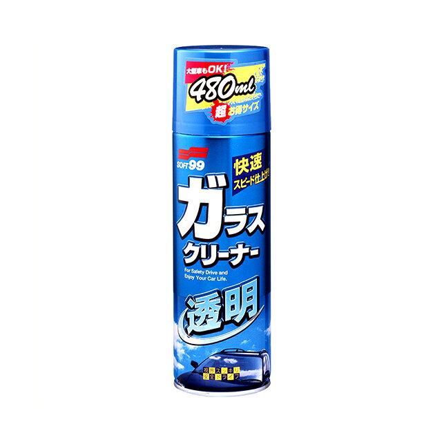 泡ギレ抜群の新処方のクリーナー液は、 拭き取るタオルやウエスにもスッとなじみ、 拭きギレ爽快。ガラス面にはホコリや雨跡などの 汚れはもちろん、拭き跡や白っぽい拭きスジも 残らず、まさに＜透明＞な仕上りです。