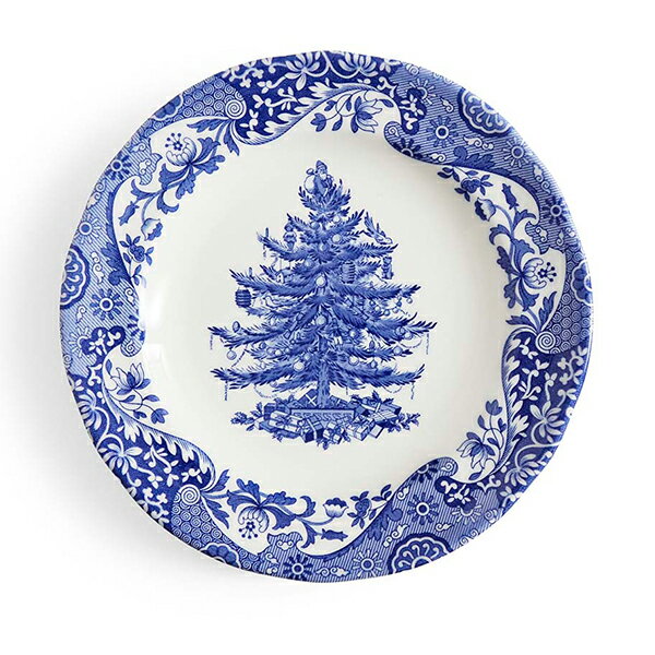 スポード ブルーイタリアン・クリスマス プレート20cm BLIXT0140　イギリス　洋食器　陶器 藍の単色で和洋中どんなお食事にでも万能にお使いいただけます。 英国スポードを代表する伝統的な「ブルーイタリアン」デザインに、世界中で愛され...