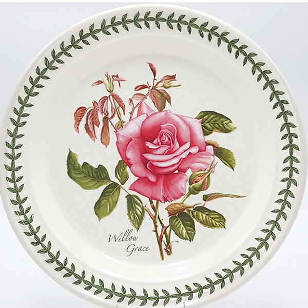 ポートメリオン　ボタニックローズ　プレート25cm(ウォームウイッシュイズ)　BR05052_6　洋食器　イギリス　ボタニック イングリッシュガーデンを連想させる自然な花々は世界中で愛用されるアイテム Botanic Roses／ボタニック...