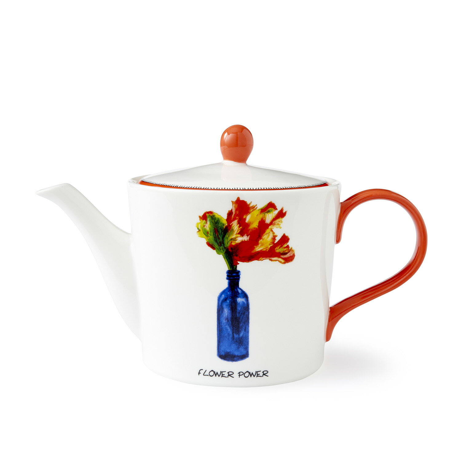 スポード キット・ケンプ ティーポット 　KKD78923-XG　イギリス　洋食器　陶器 英国の伝統に遊び心を添えて——キット・ケンプの自由な美学。 ティータイムに彩りを添える、華やかなティーポット。SpodeのKit Kemp「Doodl...