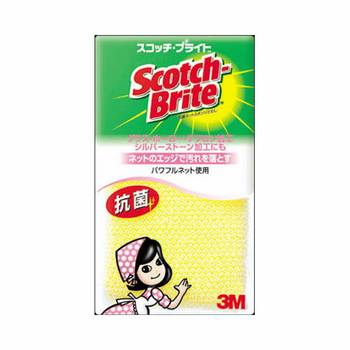 ウレタンスポンジをネットでつつんだスポンジ。キズをつけずに強力洗浄。パワフルネットタイプ。ブランド：スリーエムジャパン産地：日本区分：台所消耗品広告文責:創創株式会社　TEL:0368769219スリーエムジャパン抗菌ネットスポンジタワシ　...