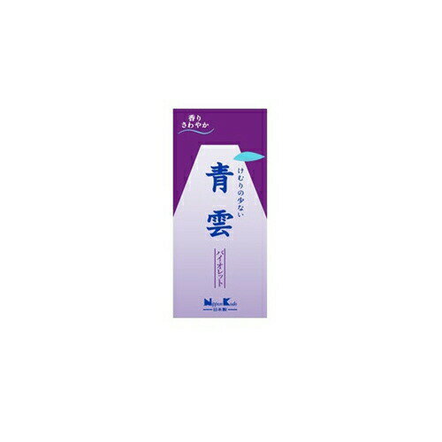 けむりが少なく、香りさわやか。ソフトで上品なフローラルの香り。ブランド：株式会社日本香堂産地：日本区分：薫香剤広告文責:創創株式会社　TEL:0368769219株式会社日本香堂青雲バイオレットバラ詰　約80G