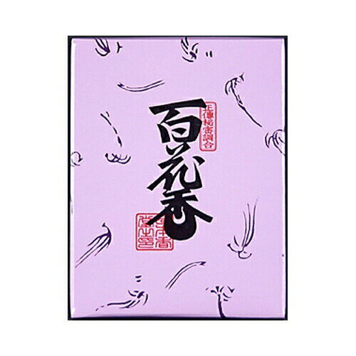 厳選された沈香・白檀に、甘松・山奈など七種の香料を調合したお焼香。ブランド：日本香堂産地：日本区分：薫香剤広告文責:創創株式会社　TEL:0368769219日本香堂百花香　30G　　　　　　　　　　　　　　　　　　