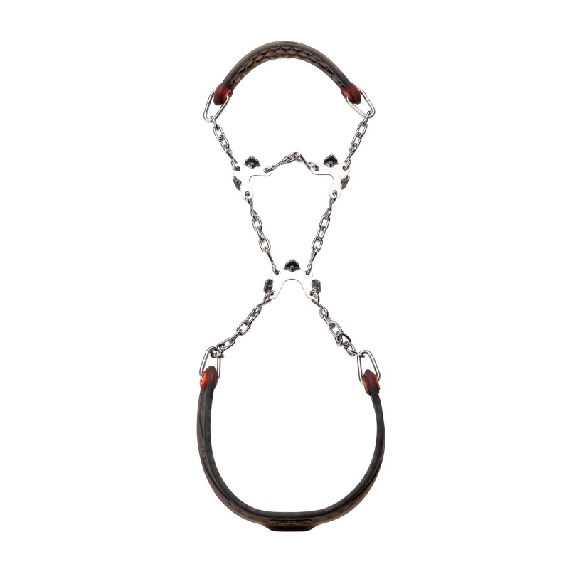 アイテム説明 片手に収まるチェーンアイゼン ケースを含めて100gを切る重量と片手に収まるサイズ感は持ち歩くことを躊躇しないチェーンアイゼン。 約5mmのステンレス製の爪が前足部に7本配置されていているので、凍結面やぬかるんだ場所などでもし...