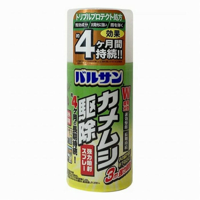 【商品名】 LEC レック バルサン カメムシ駆除 強力噴射スプレー 屋外専用 300ml 【内容量】 300ml 【商品説明】 約4ヶ月の長期持続！ トリプルプロテクト処方。 残効成分、太陽光に強い、雨を弾く。 ダブル有効成分配合でカメム...