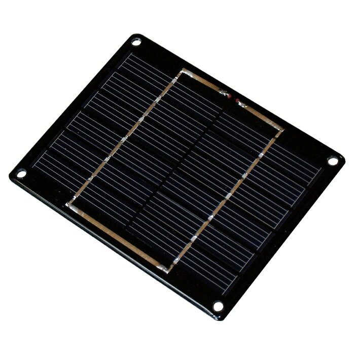 通信機器用単結晶シリコン太陽電池パネルです。リチウムイオン・ポリマー電池1セルや単3形ニッケル水素電池3直列充電に適した出力です。耐水・耐触・耐塩害仕様ですので、海洋アプリケーションにも最適です。 ■太陽電池素子 ：　単結晶シリコン ■パネ...