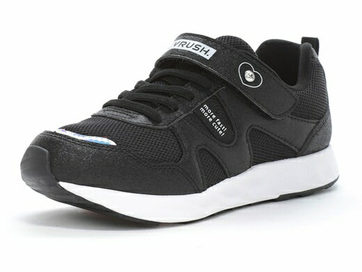 LUVRUSH LV 1236 BLACK 『もっと可愛く!もっと速く!女の子のスポーツシーンを足元から応援!』をコンセプトにガールズ向けに誕生した「ラブラッシュ バイ スーパースター」のジュニアシューズです。 「速く走る」を体現するために...
