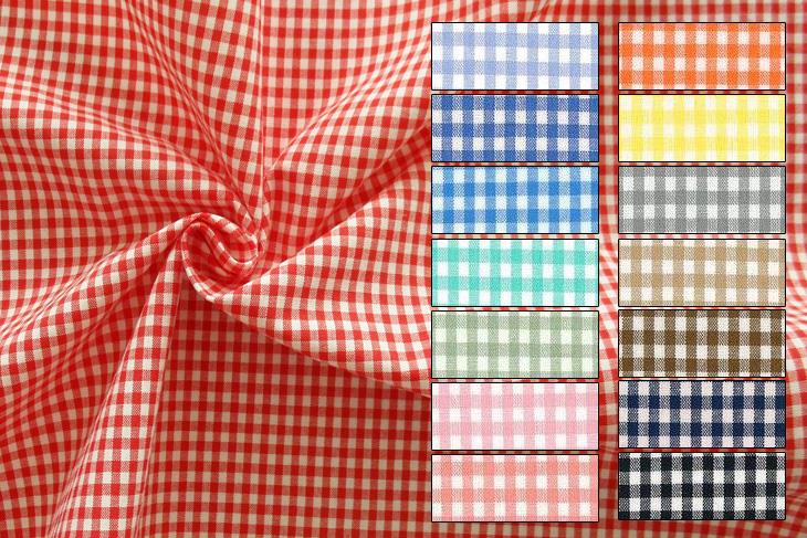 ★★クリックポスト発送1.5m(3個まで)可。最小購入数1m(2個)から★★ 中肉厚の後染チェック。しっかりとした風合いで幅広い用途にご利用頂けます。 縮みも少なく取扱いやすい商品となっています。 4サイズのチェック柄で展開中 【スペック】...