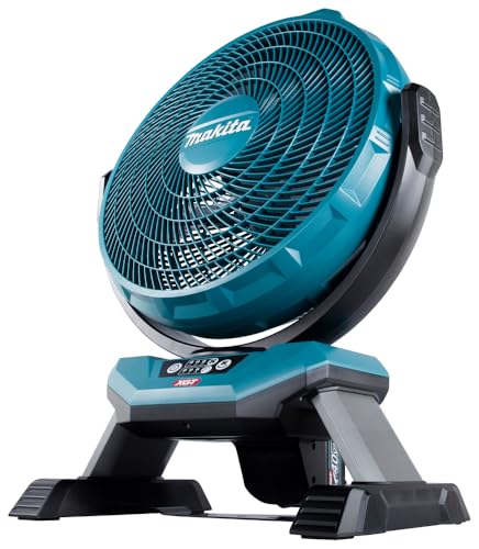 充電式ブルー/-/CF002GZ・パッケージ個数:1・羽根径330mm、40Vmax充電式産業扇。静かな運転音。騒音値、強モード52dB(A)。設計を見直し、低騒音化を実現(マキタ比)。パワフルな風。ファンカバーリブを「渦巻き形状」にするこ...