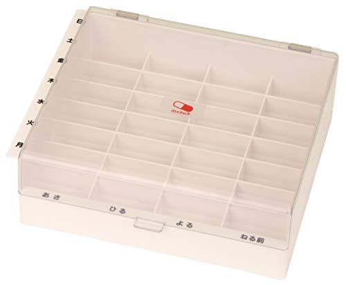 ホワイト/1個 (x 1)/HEC03・パッケージ個数:1・商品サイズ (幅×奥行×高さ) :幅250×奥行228.5×高さ82mm・原産国:日本・内容量:1個・材質:本体/フタ:ABS樹脂Myカルテくすり整理キープケースは、1日4回×1週...