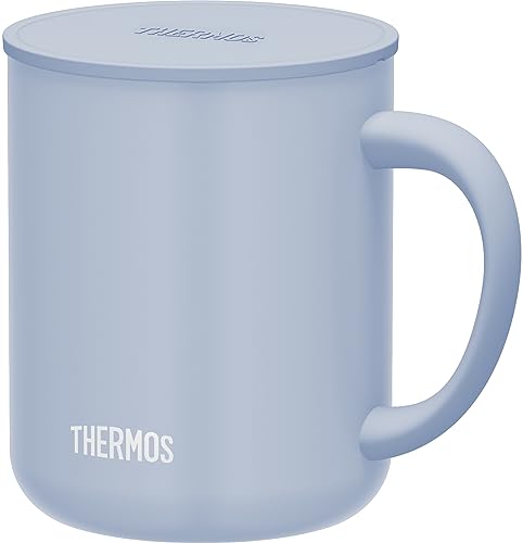 通常アッシュブルー/450 ml/JDG-452C ASB・Color:アッシュブルーSize:450 mlStyle:通常・パッケージ個数:1・普段使いに最適なフタ付きのマグカップ・本体サイズ(約):幅12×奥行き8.5×高さ11cm、本...