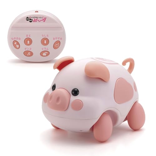 ピンク/-/TS031・かわいいブタとおどって、うたって、はなしかけてみよう!「とことこピッグ」が新登場!・単4アルカリ乾電池×2本かわいいブタとおどって、うたって、はなしかけてみよう!「とことこピッグ」が新登場!短い脚でとことこ歩く姿はと...