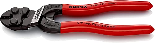 黒/160mm/Knipex - 71 01 160 SBA・Size:160mm・パッケージ個数:1・切断能力(ピアノ線;φmm):3.0・全長(mm):160・ヘッド仕上げ:黒防錆コート・ハンドル仕様:プラスチックコーティング・切断面:...