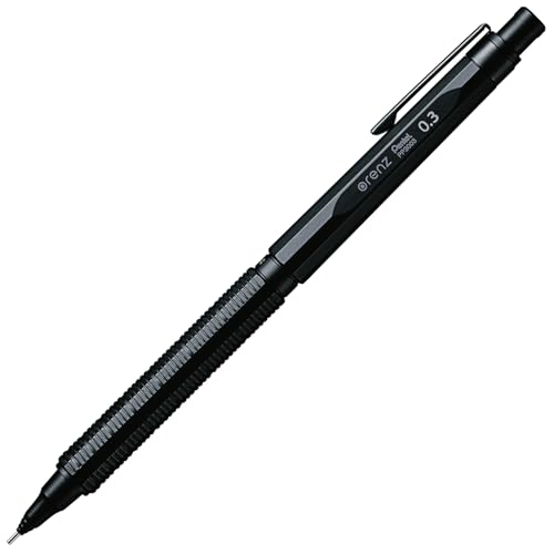 本体ブラック/0.3mm/PP3003-A・Size:0.3mmStyle:本体・パッケージ個数:1・【サイズ】軸径10mm×奥行11mm×長さ143mm/重量18g/芯径(mm):0.3・【ボディデザイン】マットブラック・12角形軸/低重...