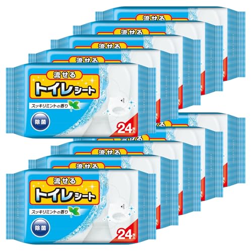 -/-/4904740678658・パッケージ個数:1・使用後にトイレに流せる除菌シート。さわやかなミントの香り。商品紹介 使用後にトイレに流せる除菌シート。 さわやかミントの香り。24枚入り。 1枚サイズ　約160×250mm。 一枚でト...